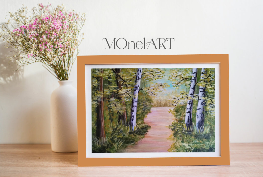 Green forest – MOnel Art